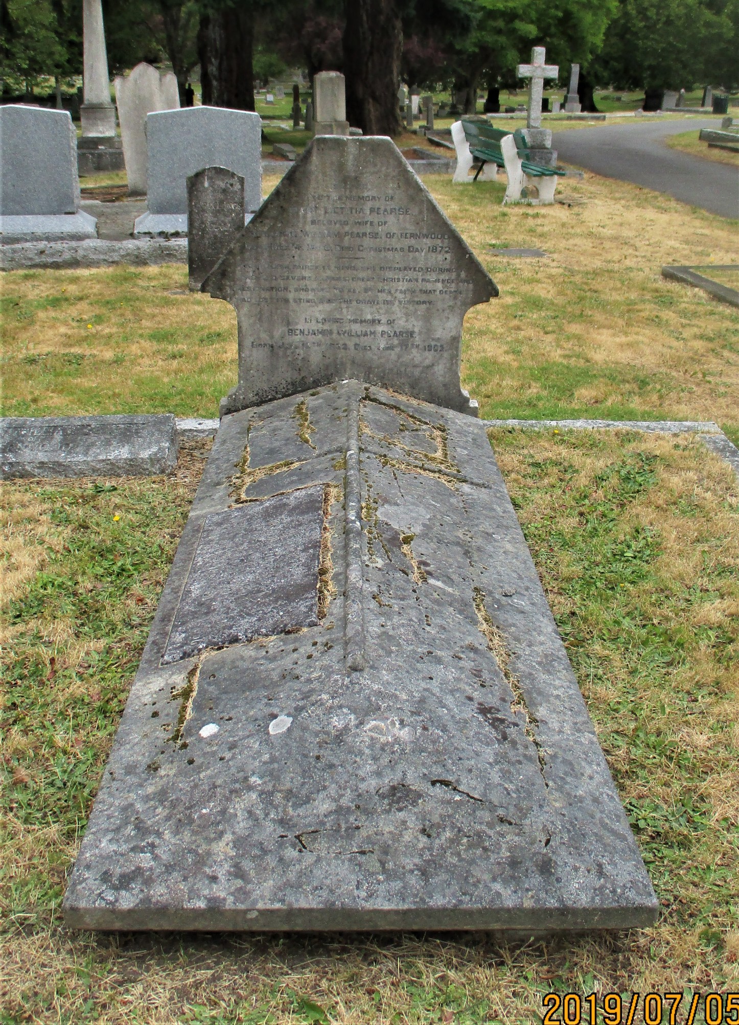 Mary Laetitia Pearce – Old Cemeteries Society of Victoria